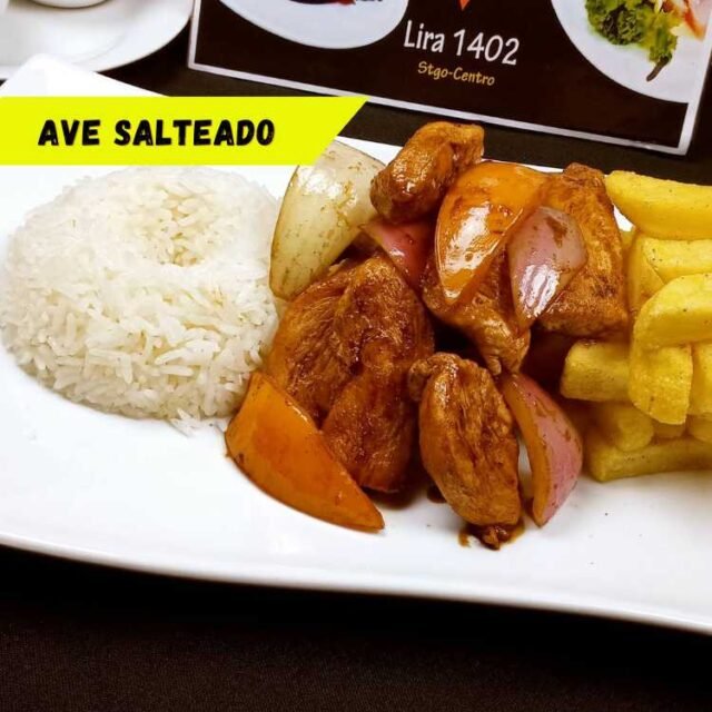 pollo saltado peruano - Comida Peruana a domicilio